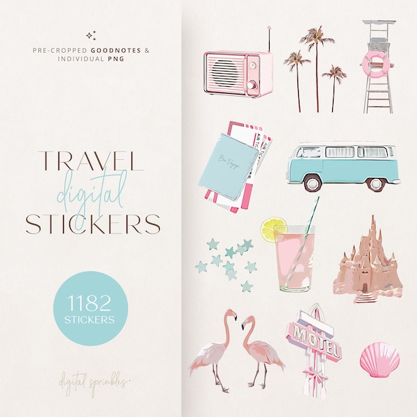 Travel Stickers - Etsy