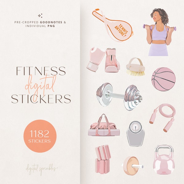 Fitness Stickers - Etsy