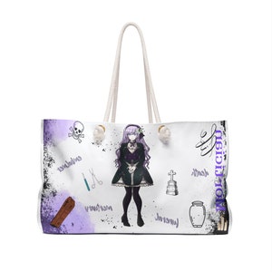 Purple Mortician Weekender Bag - Purse, Mortician Gift, Embalmer ...