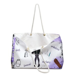 Purple Mortician Weekender Bag - Purse, Mortician Gift, Embalmer ...
