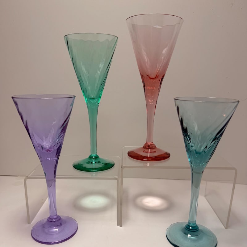 Colored Sherry Glasses - Etsy