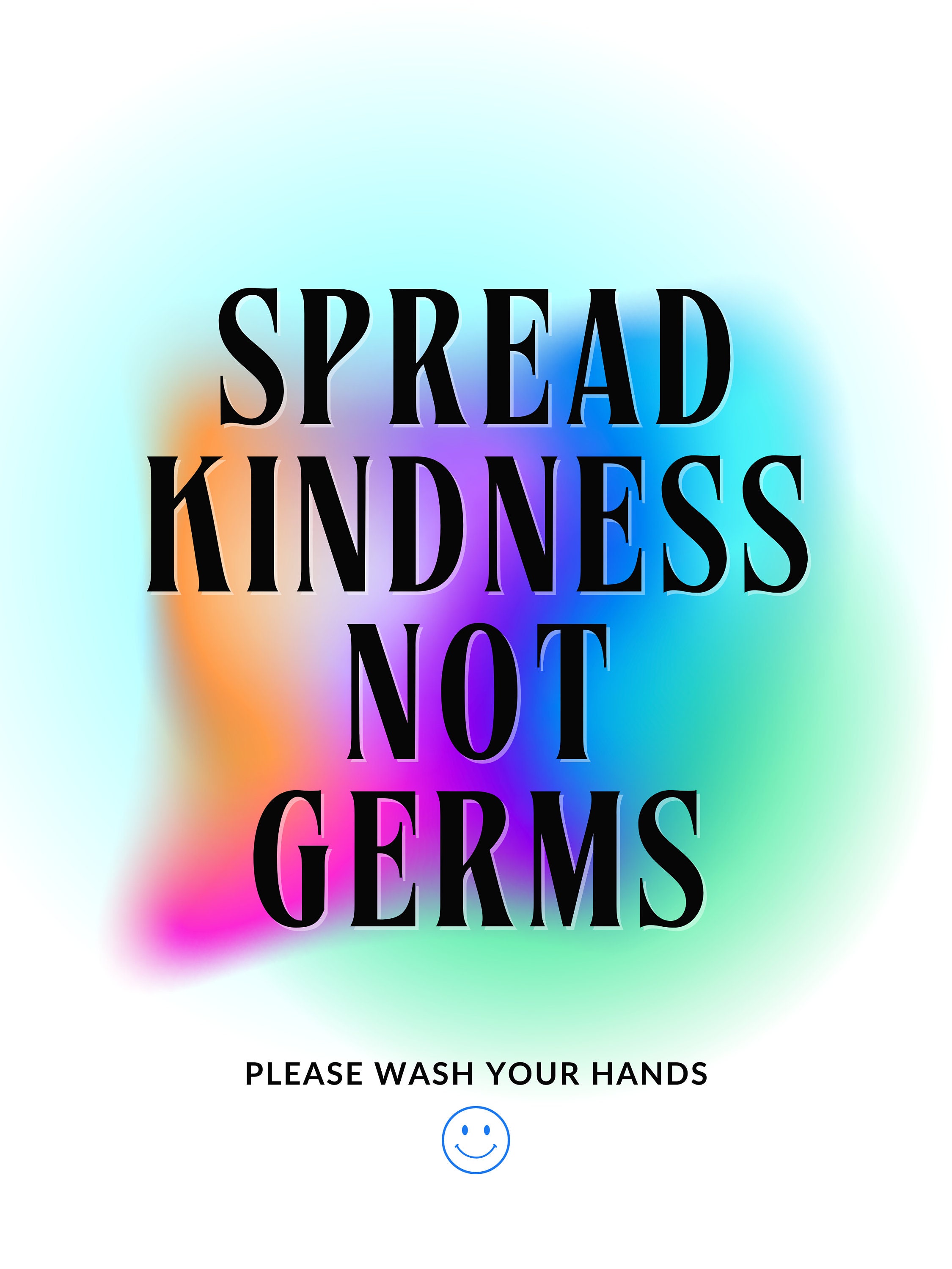 DIGITAL DOWNLOAD: Wash Your Hands Classroom Wall Decor Poster - Etsy
