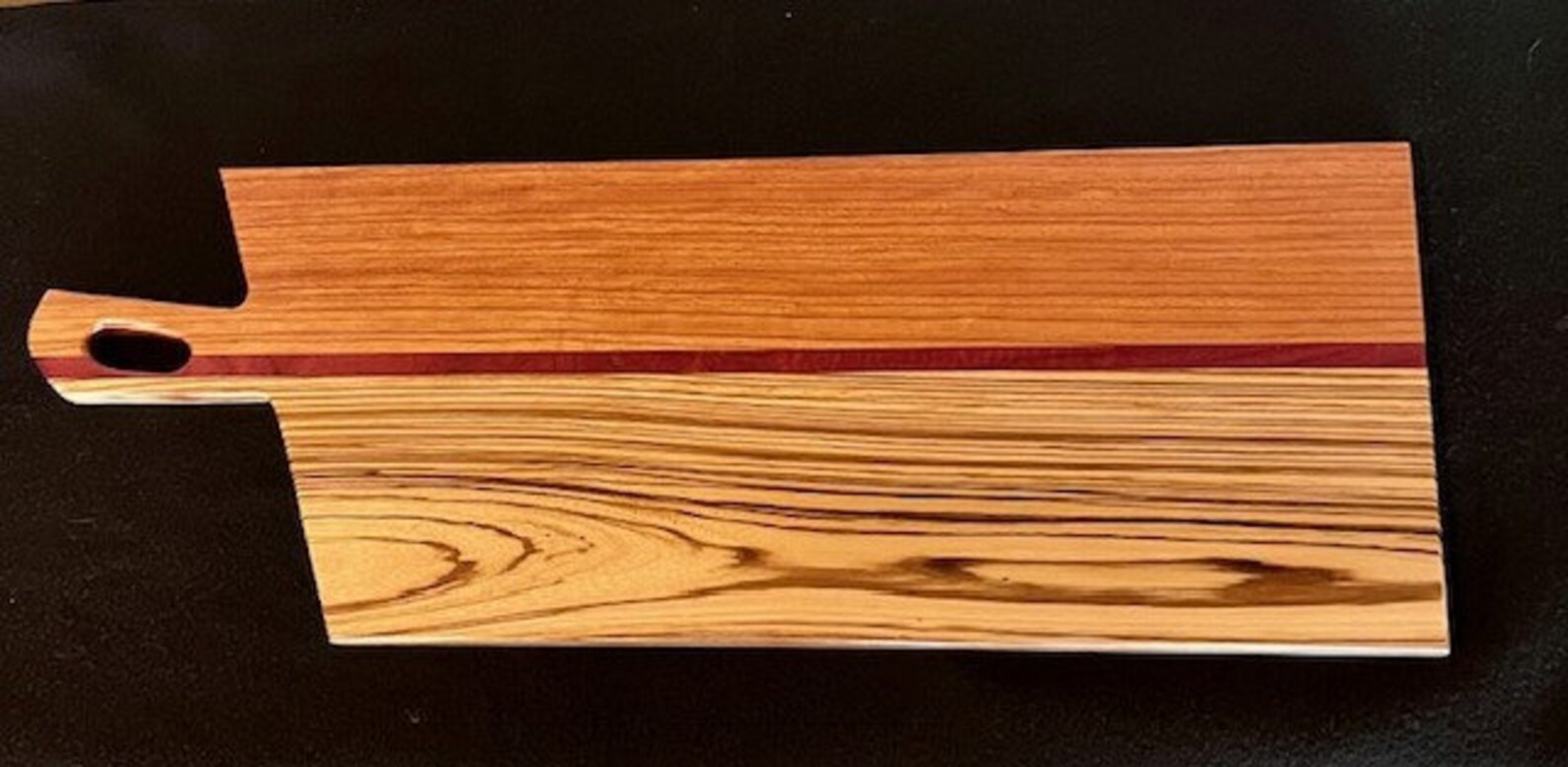 Beautiful Exotic Wood Charcuterie Board Made From Zebra Wood, Red Zebra ...