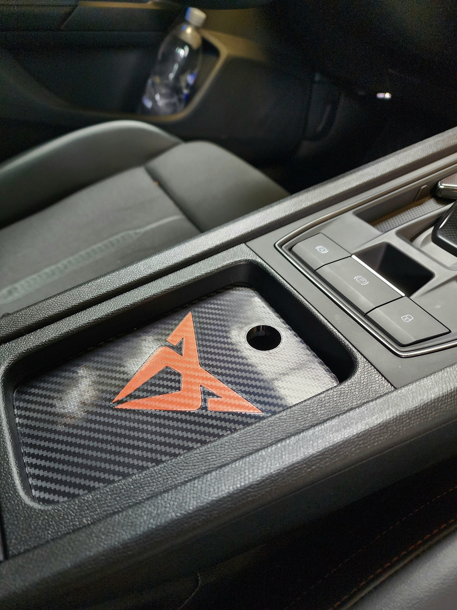 Cupra Formentor and Leon Cup Holder and Charging Compartment Cover Set ...