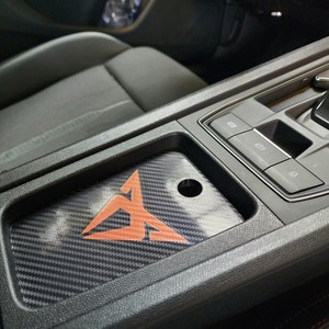 Cupra Formentor and Leon Cup Holder and Charging Compartment Cover Set ...