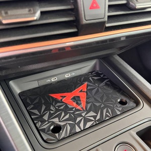 Cupra Formentor and Leon Cup Holder and Charging Compartment Cover Set ...
