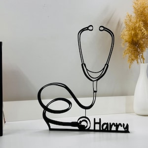 Stethoscope | Home & Office Decor | Doctor Gift | Personalized ...