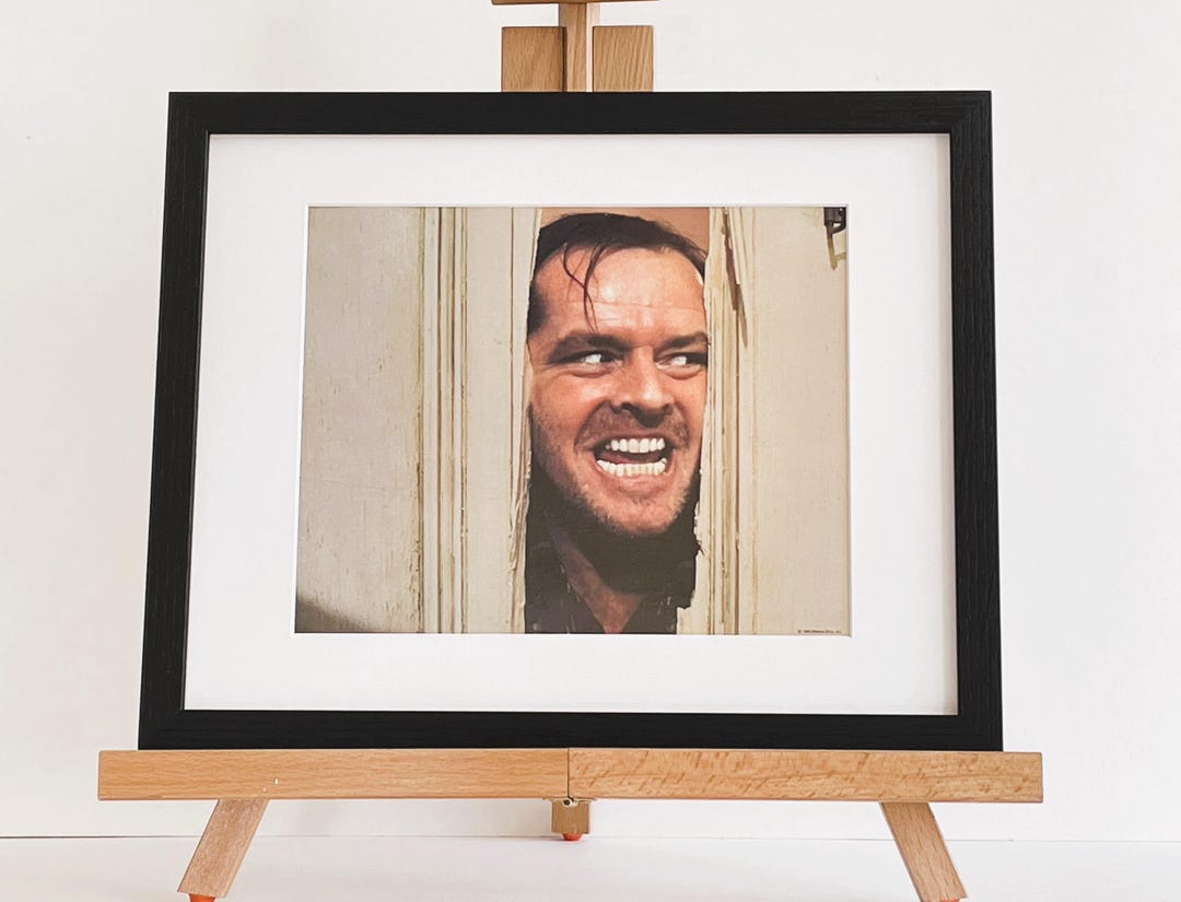 The Shining Jack Nicholson Original Framed 8X10 Inch UK Lobby Card - Etsy