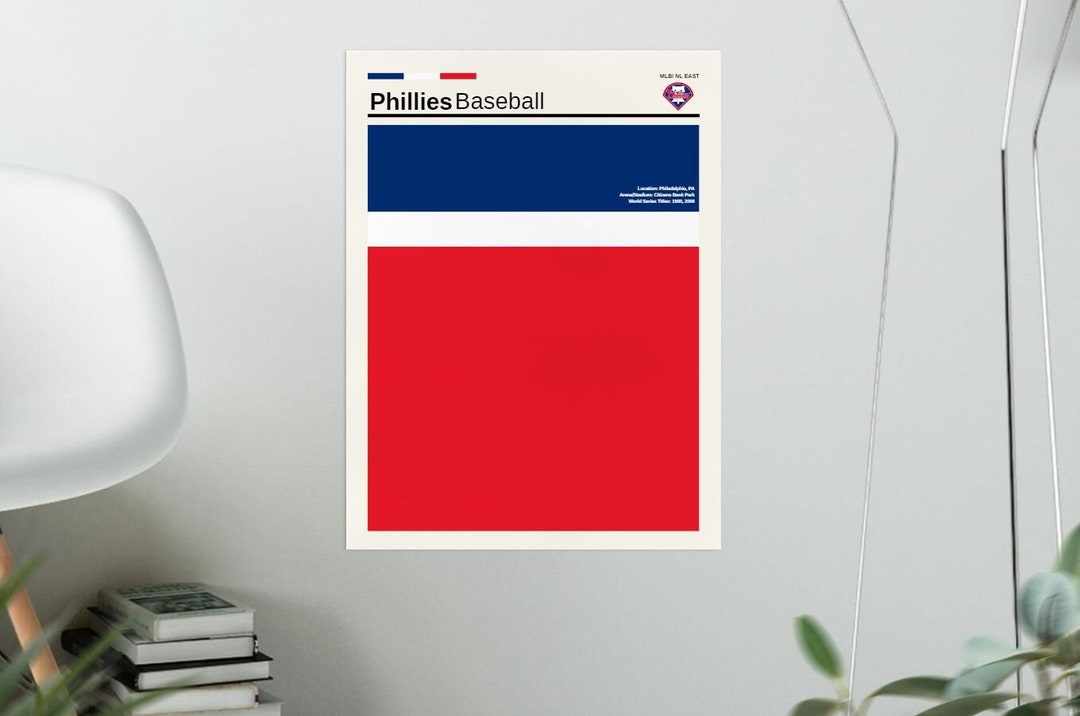 PHILLIES Pantone Digital Print - Etsy