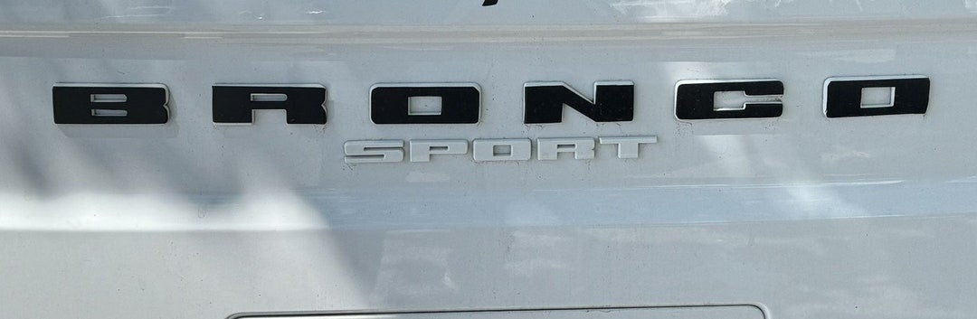 Ford Bronco "bronco" Sport Rear Lettering Vinyl Sticker - Etsy