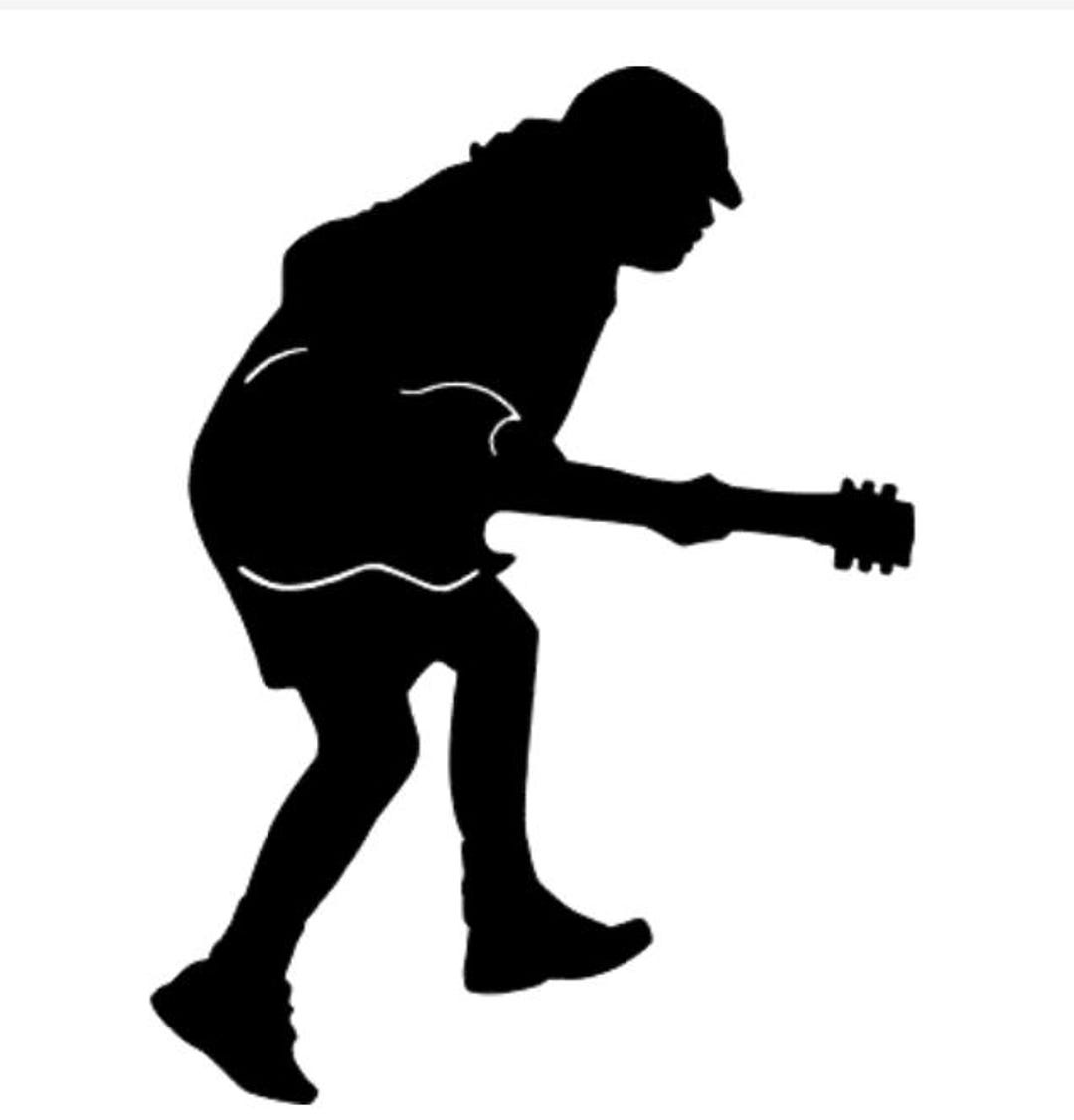 AC DC Angus Young Duck Walk Vinyl Sticker - Etsy