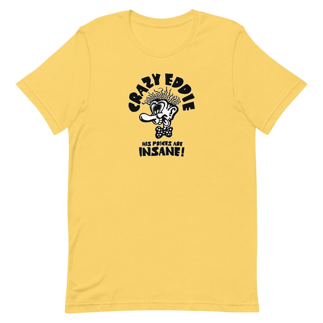 Retro, Crazy Eddie Tee Shirt, T Shirt Throwback - Etsy