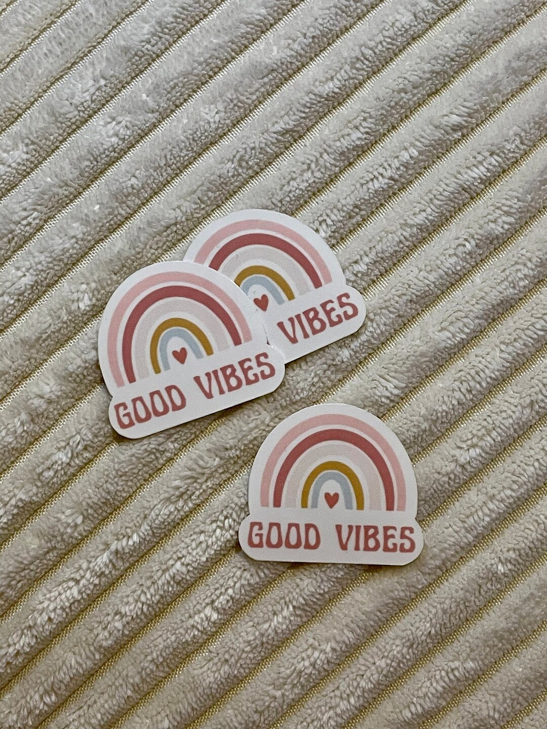 Good Vibes Vinyl Sticker // Cute Sticker // Laptop Sticker // Phone ...