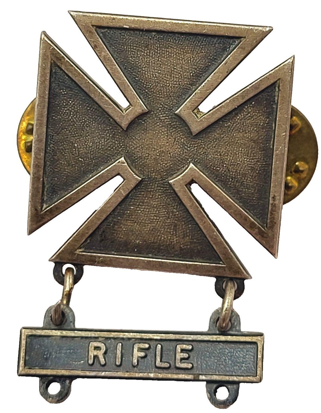 US Army Sharpshooter Qualification Rifle Bar 1/20th Silver Filled ...