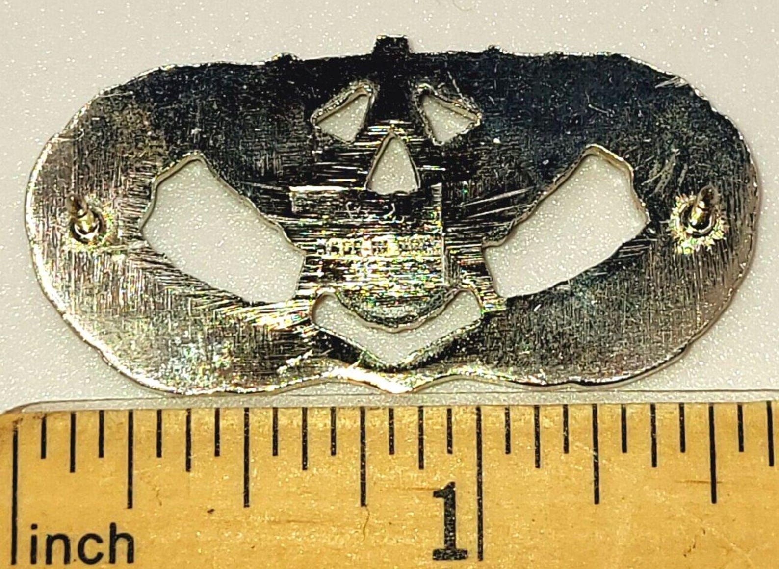 Militaria Air Force Civil Engineer Badge Pin Silver Tone - Etsy