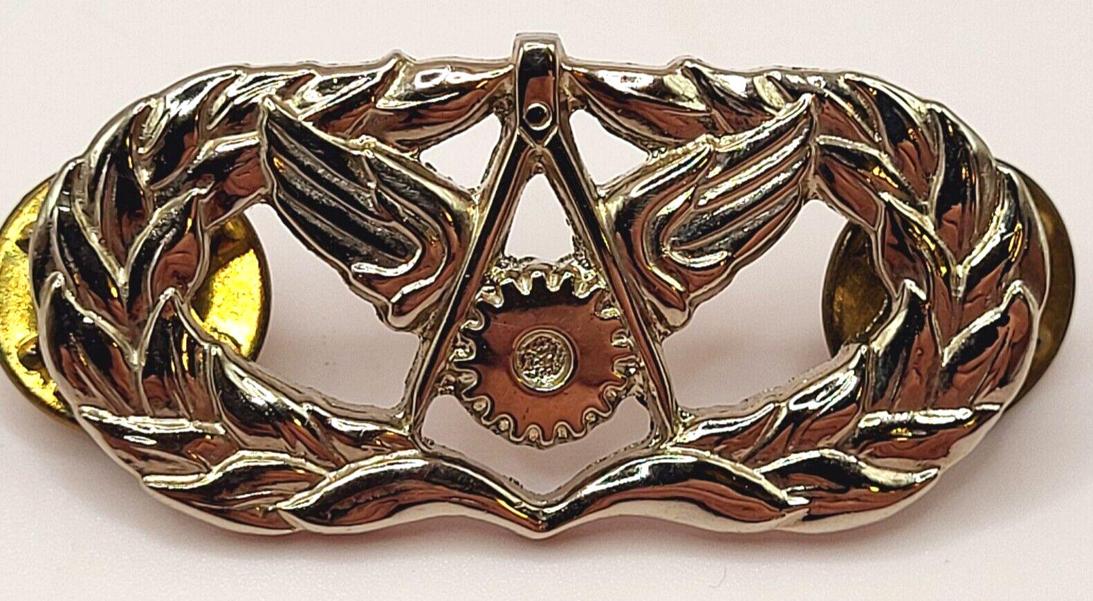 Militaria Air Force Civil Engineer Badge Pin Silver Tone - Etsy