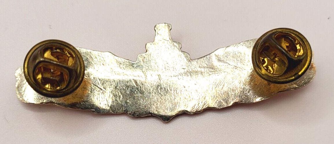 Militaria US Navy Surface Warfare Badge Pin Silver Tone - Etsy