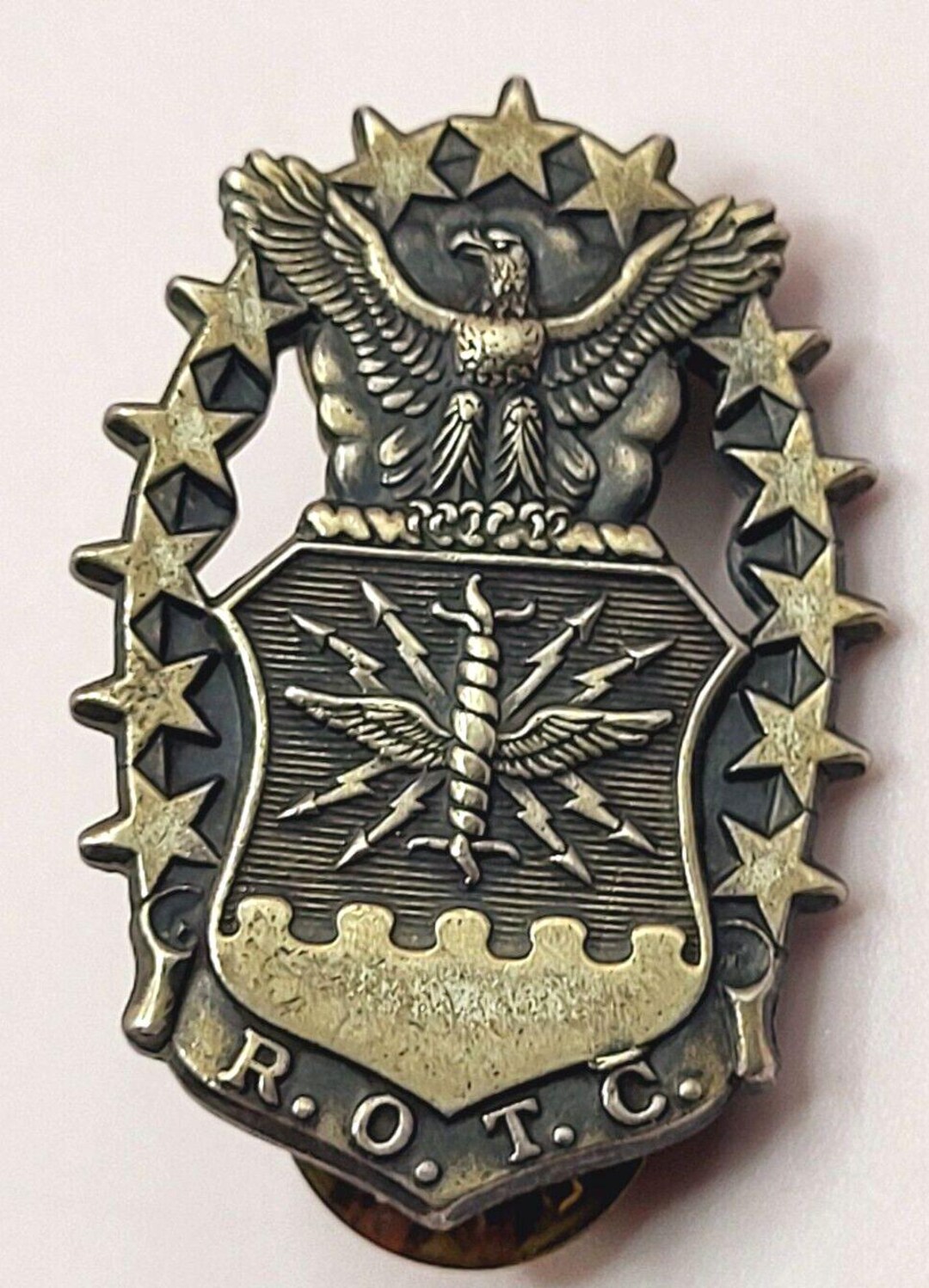 Vintage Military Airforce ROTC Badge Pin - Etsy