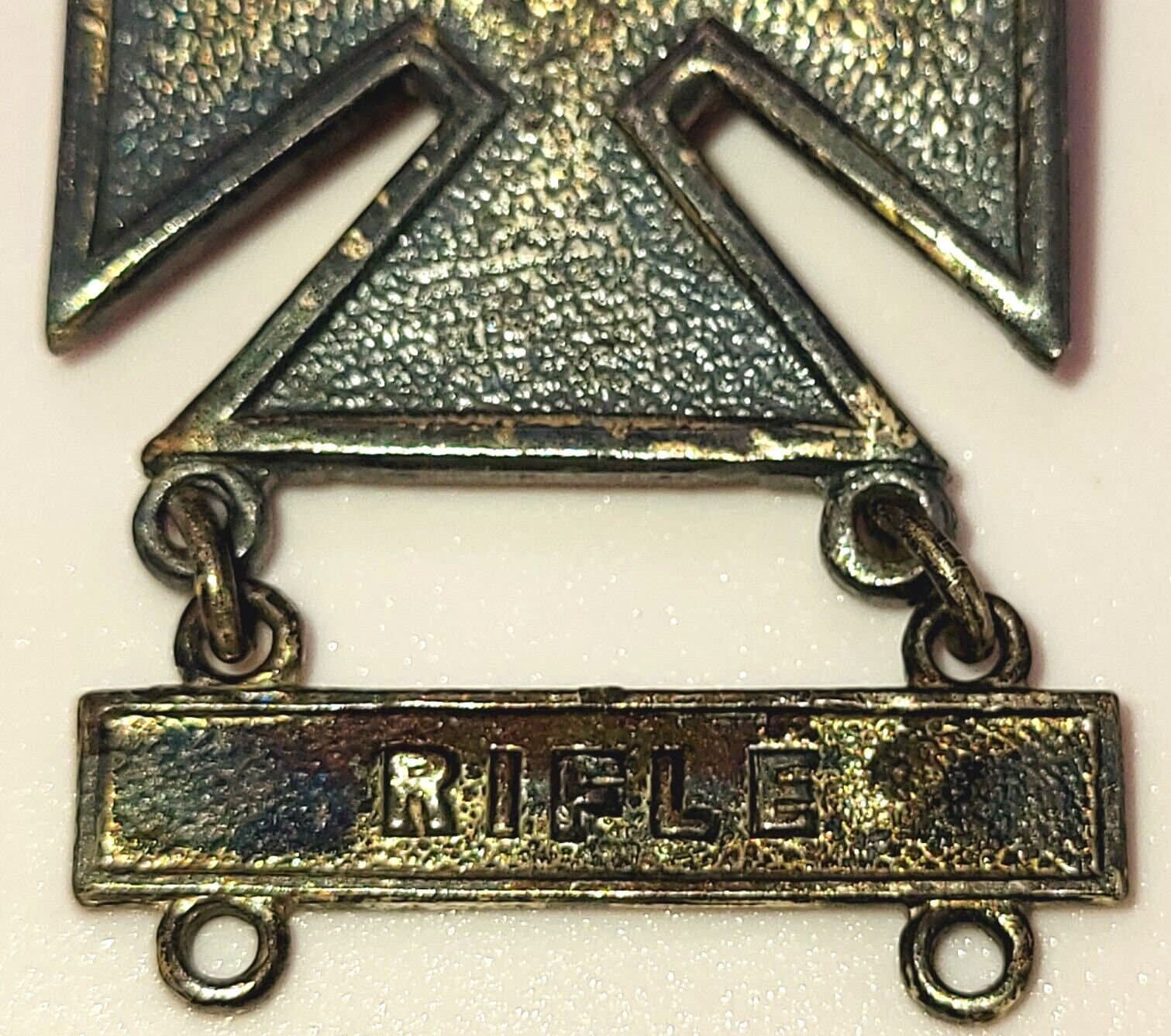 Militaria WWII US Army Iron Cross Marksman Badge With Rifle Bar - Etsy