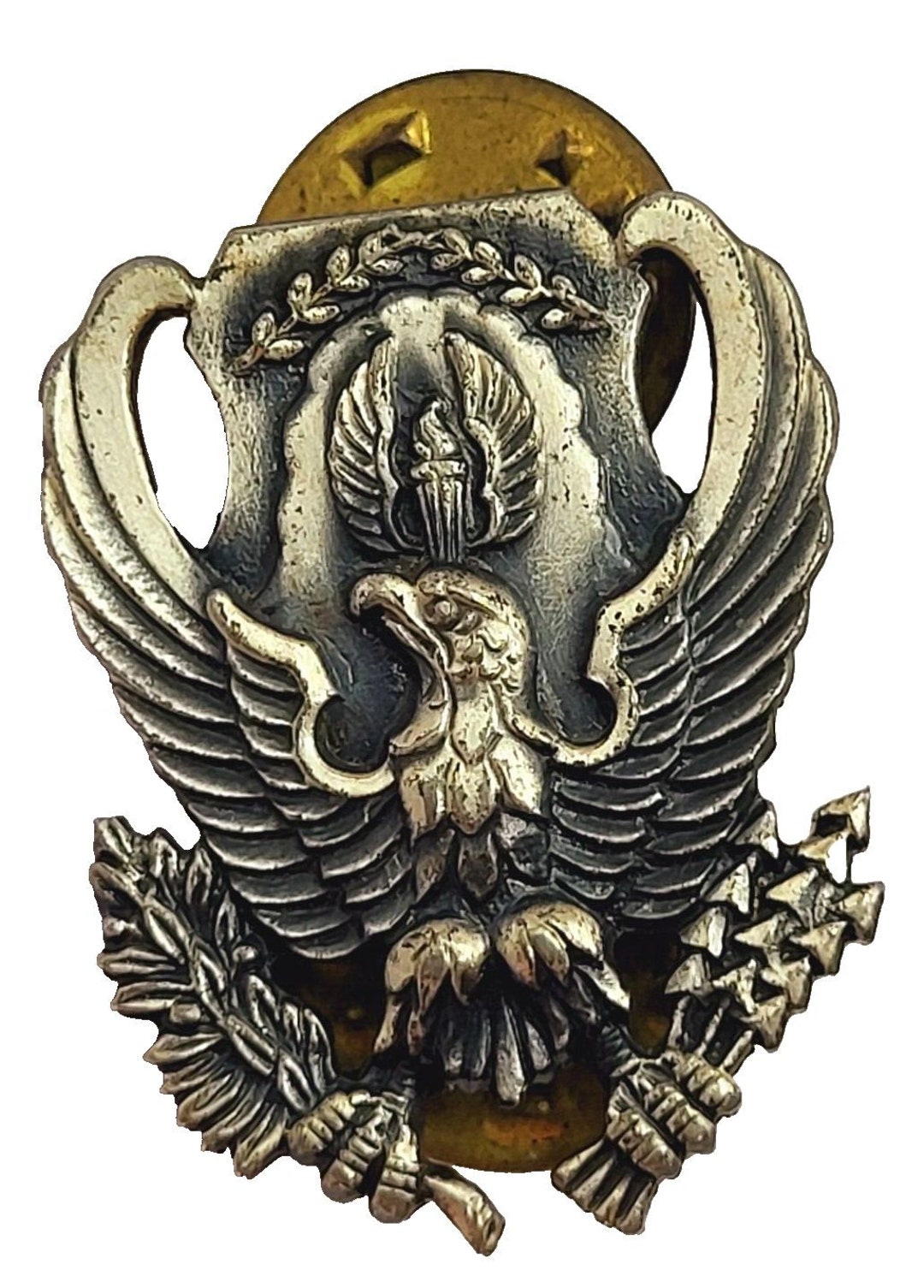 Militaria US Air Force USAF ROTC Eagle Pin Badge - Etsy