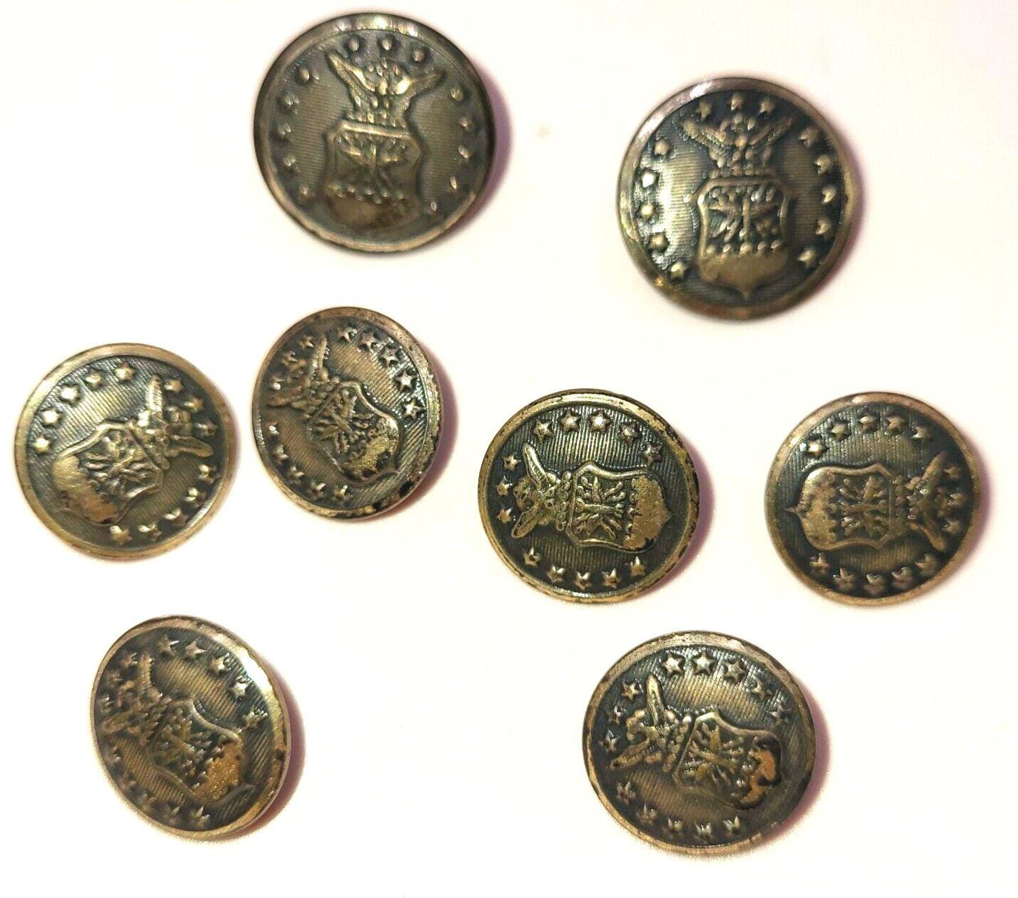 Militaria US Air Force Uniform Buttons Mixed Lot of 8 - Etsy