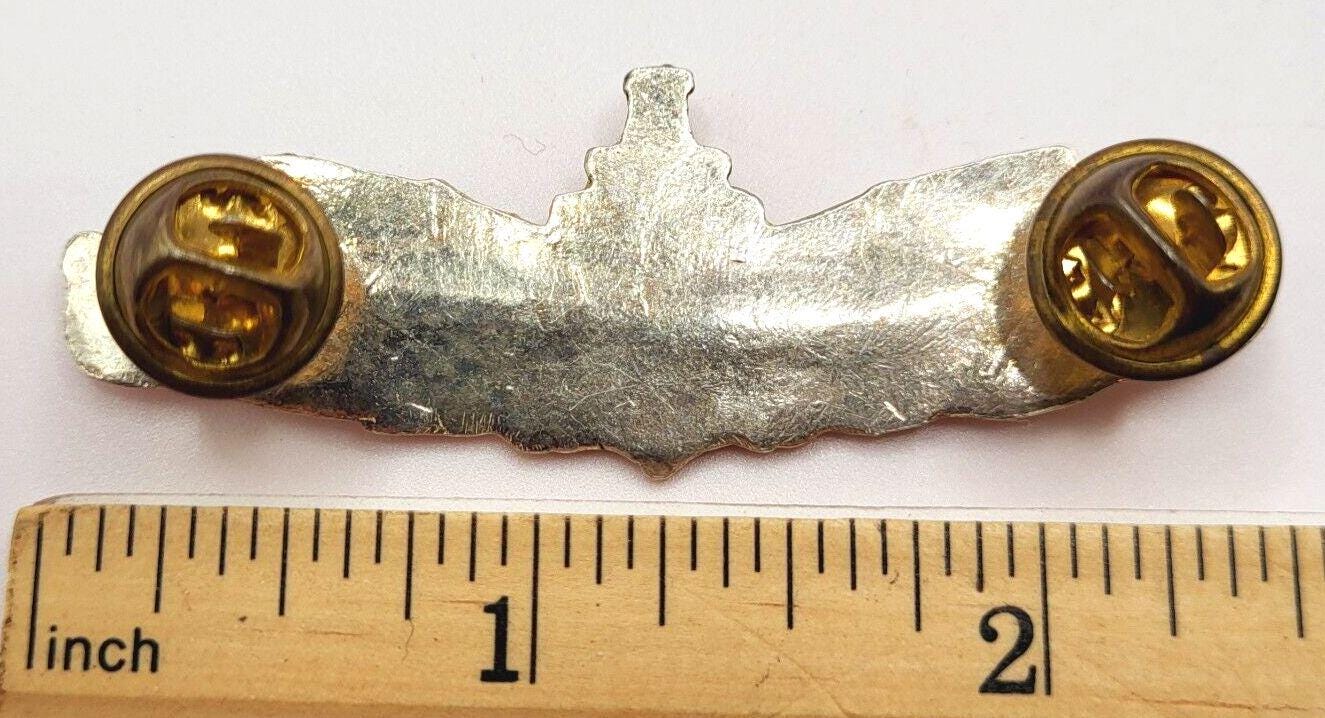 Militaria US Navy Surface Warfare Badge Pin Silver Tone - Etsy