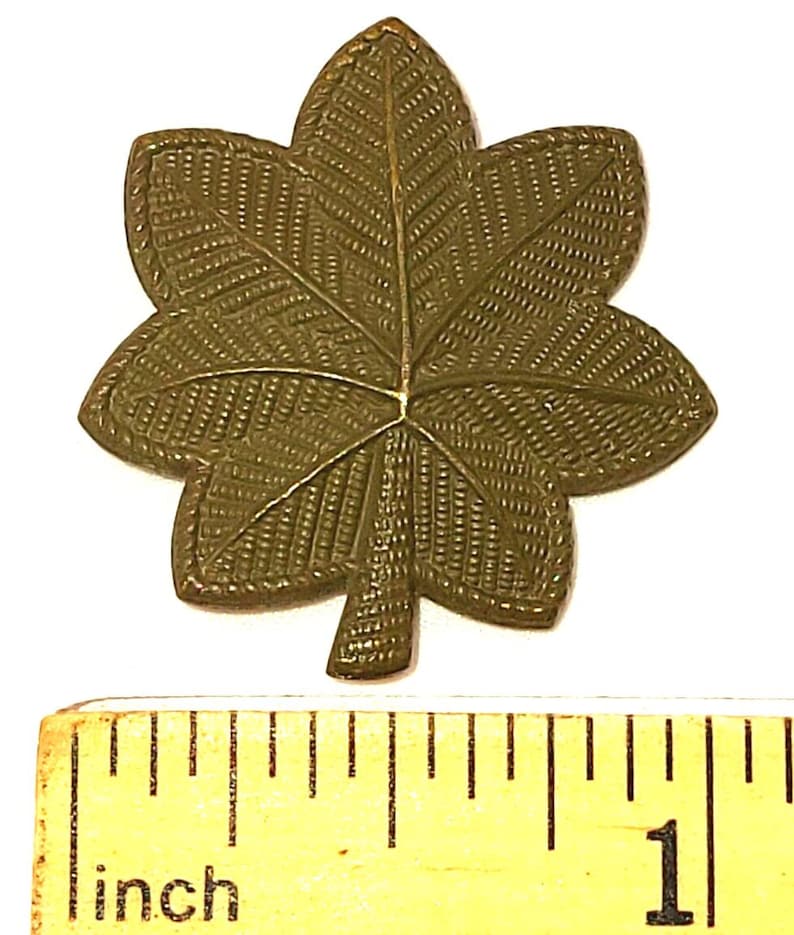Militaria US Major Rank Insignia Pin Krew G-I - Etsy