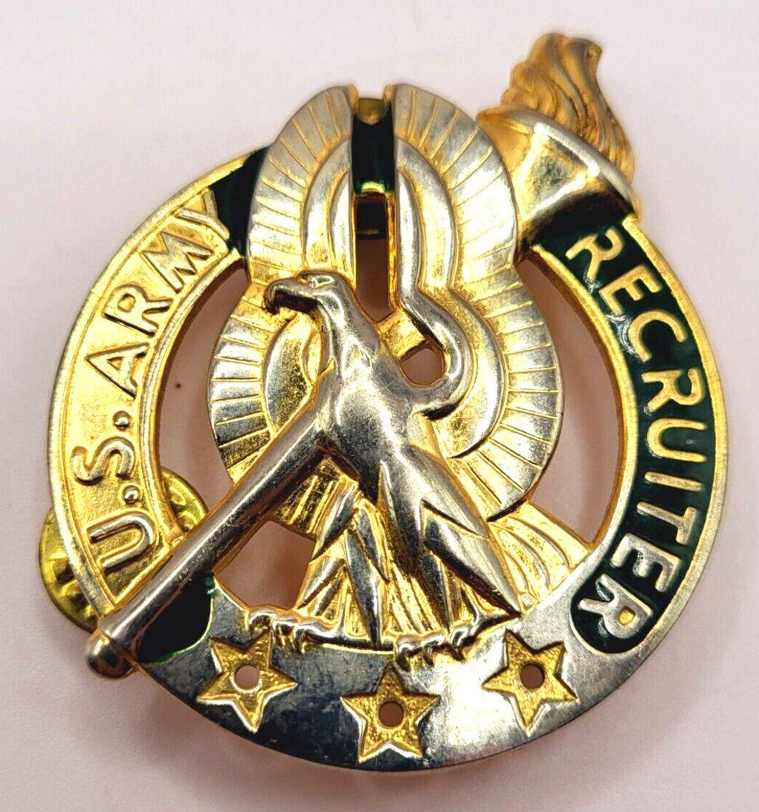 U.S. Army Recruiter Badge Pin No Star Vintage Militaria - Etsy