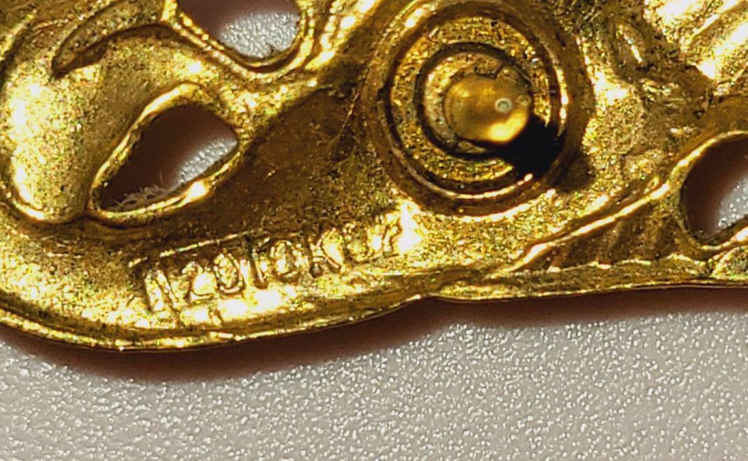 US Navy Submarine Officer's Dolphin Badge 1/20 10k Gold Fill H-24-N ...