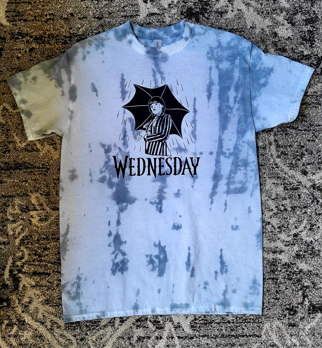 Wednesday Addams Tie Dye T-shirt - Etsy