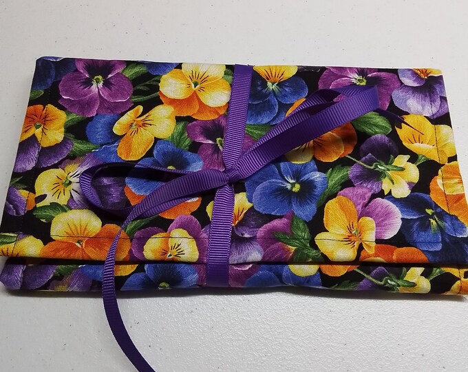 Lilla, 28 Bobbin Tri Fold Floss Buddy - Etsy