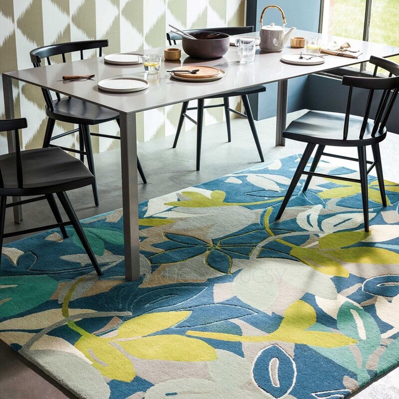 Floral Tufted Rug - Etsy