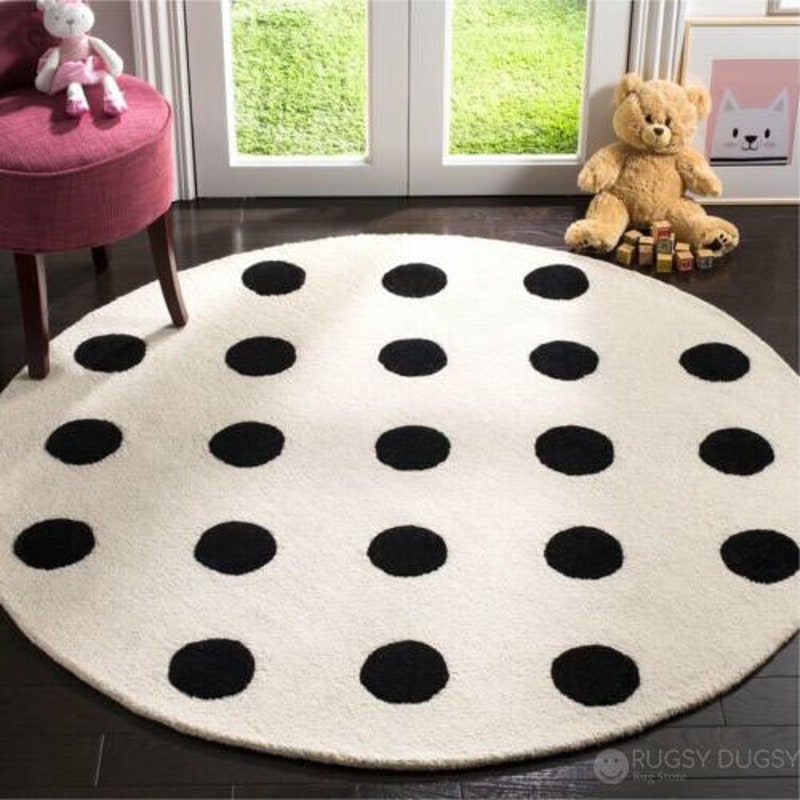 Polka Dot Rug - Etsy