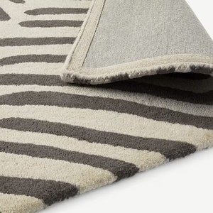 Larkin Modern Abstract Animal Print Rug 100% Wool Handtufted ...