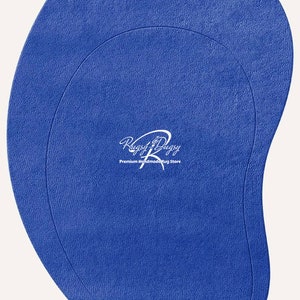 Oval Kidney Shaped Rug Hand-tufted 100% Wool Area Rug for Interior ...