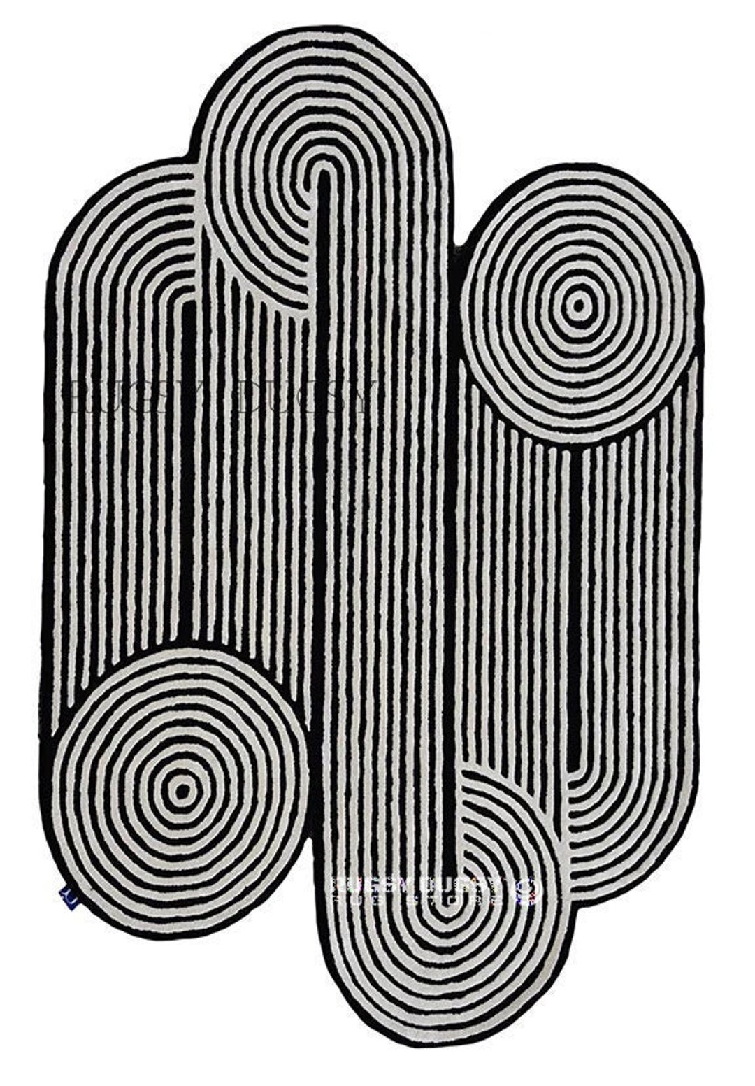 Special Irregular Head-turning Aesthetic Rugs Unique Handmade Tufted ...
