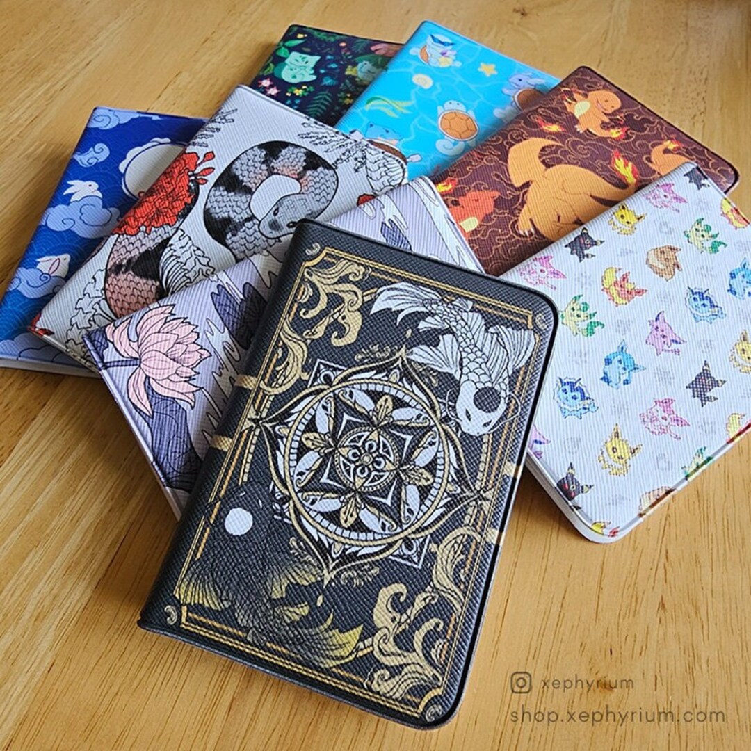 Faux Leather Card Holder Wallet - Art Illustrations and Pattern Designs ...