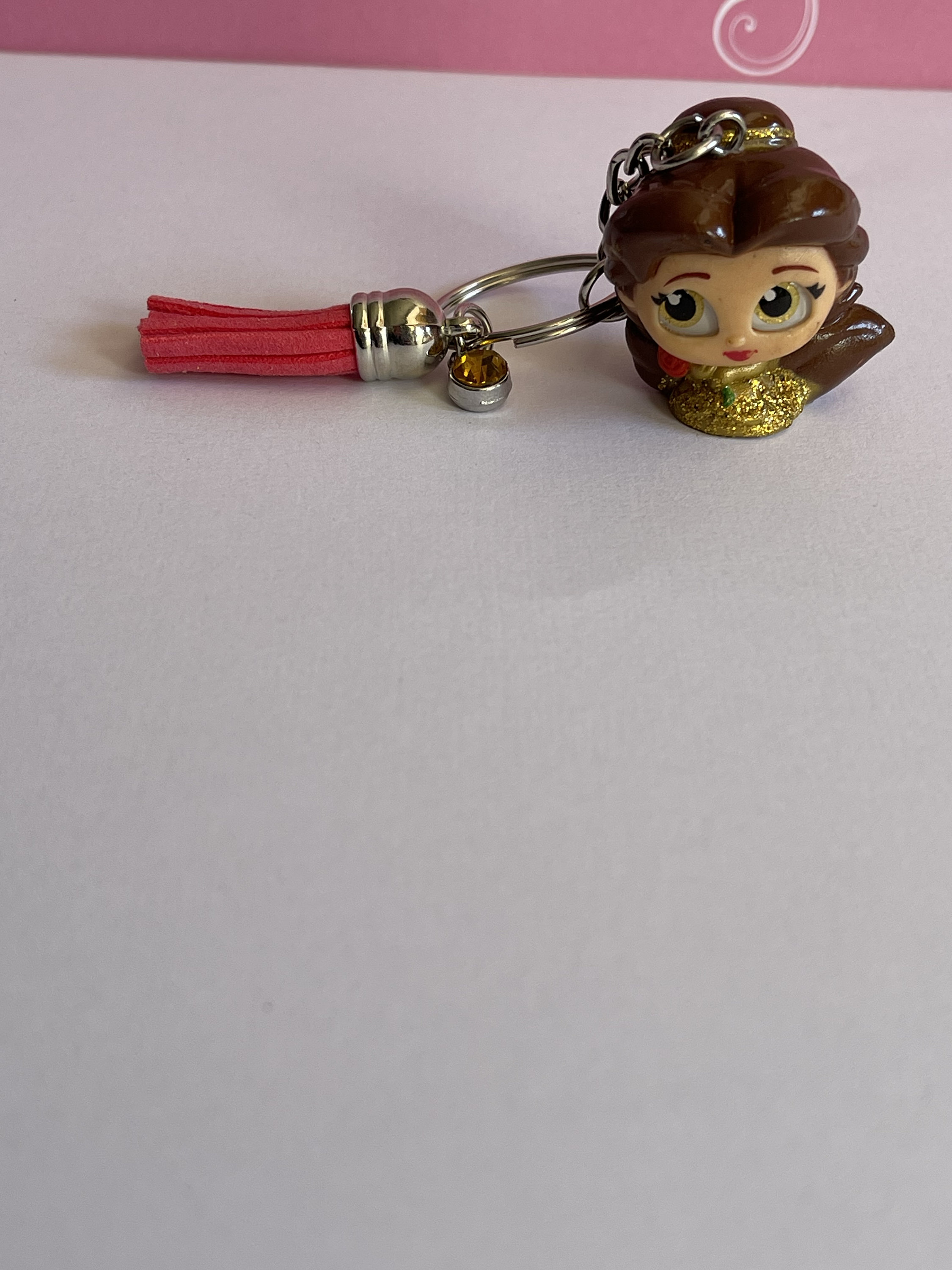 Disney Beauty and the Beast Doorable Princess Belle Handmade Keychain ...