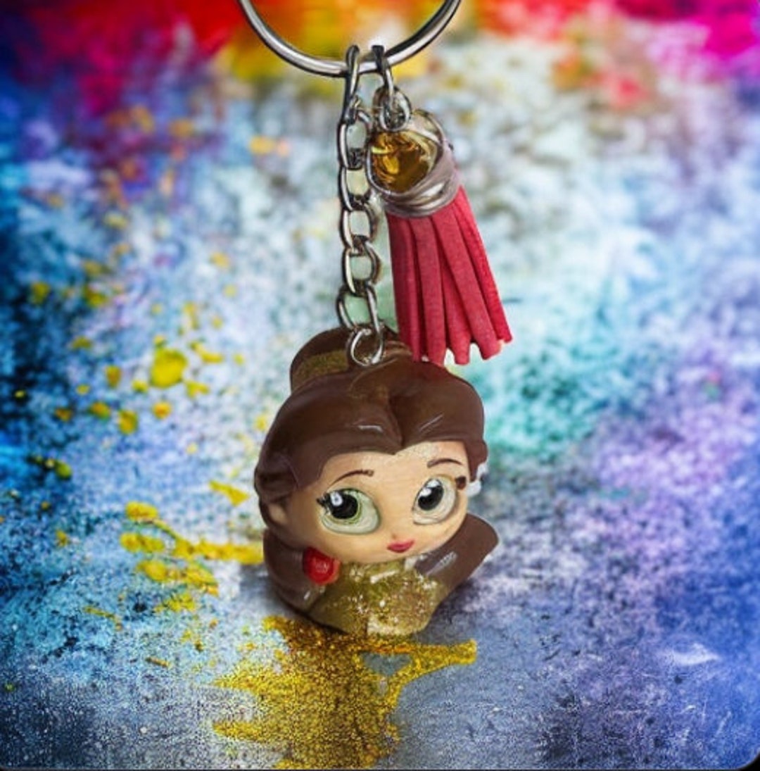 Disney Beauty and the Beast Doorable Princess Belle Handmade Keychain ...