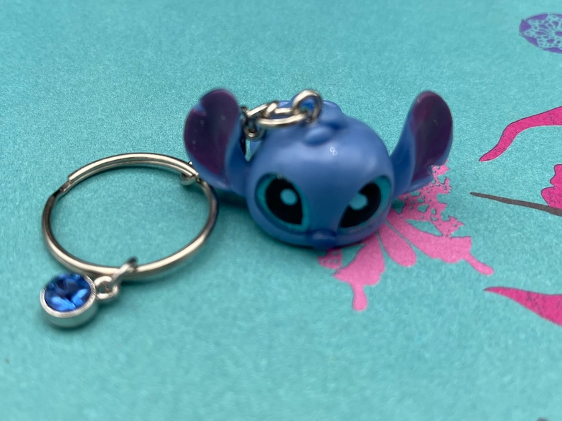 Disney Lilo and Stitch Doorable Keychain Laying Stitch - Etsy