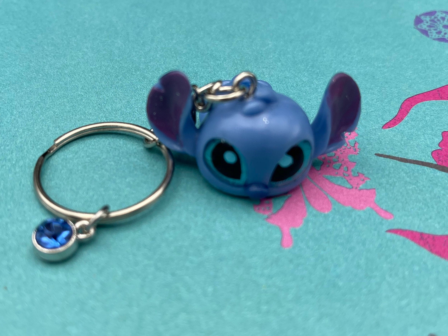 Disney Lilo and Stitch Doorable Keychain Laying Stitch - Etsy