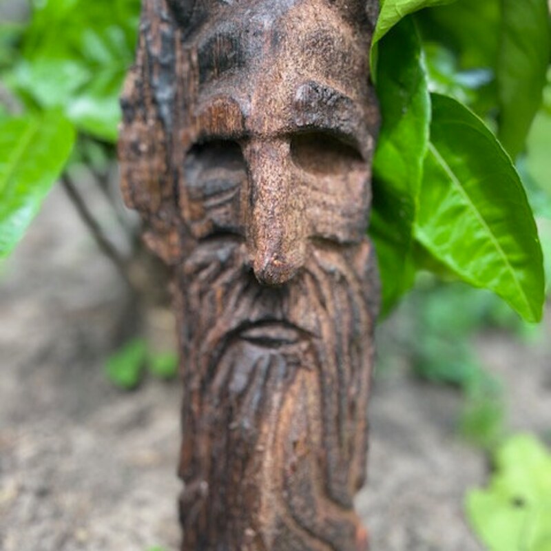 Wood Spirit Carving - Etsy