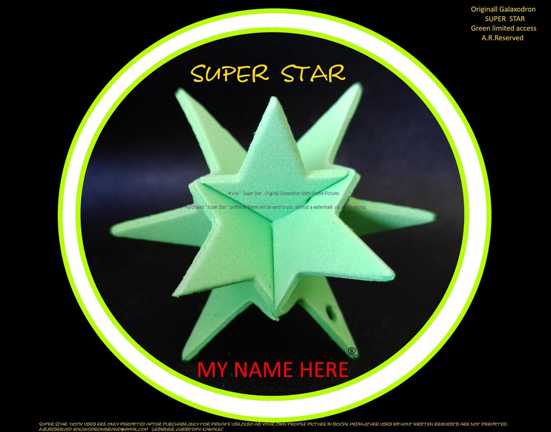 Super Star 2- Profile Picture for Tiktok Instagram, Facebook, Snapchat ...