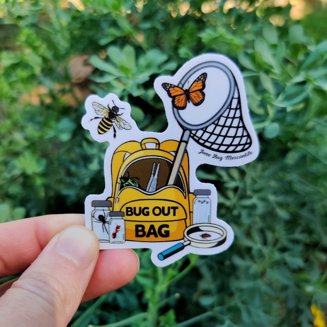 Bug Out Bag 2.5" Sticker Matte Vinyl Waterproof Die-cut Sticker - Etsy