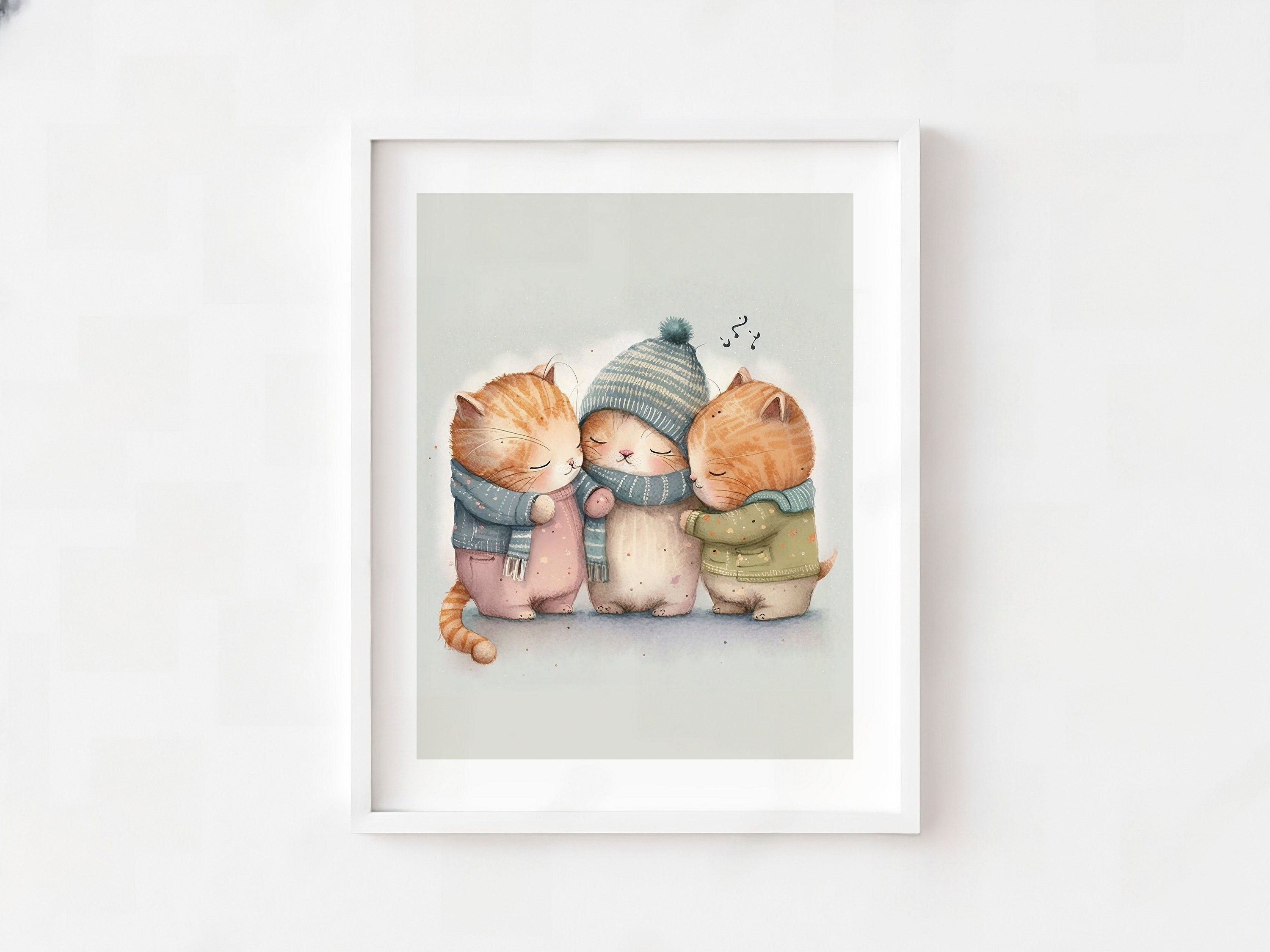 Three Little Kittens Lost Their Mittens,digital Download,neutral ...