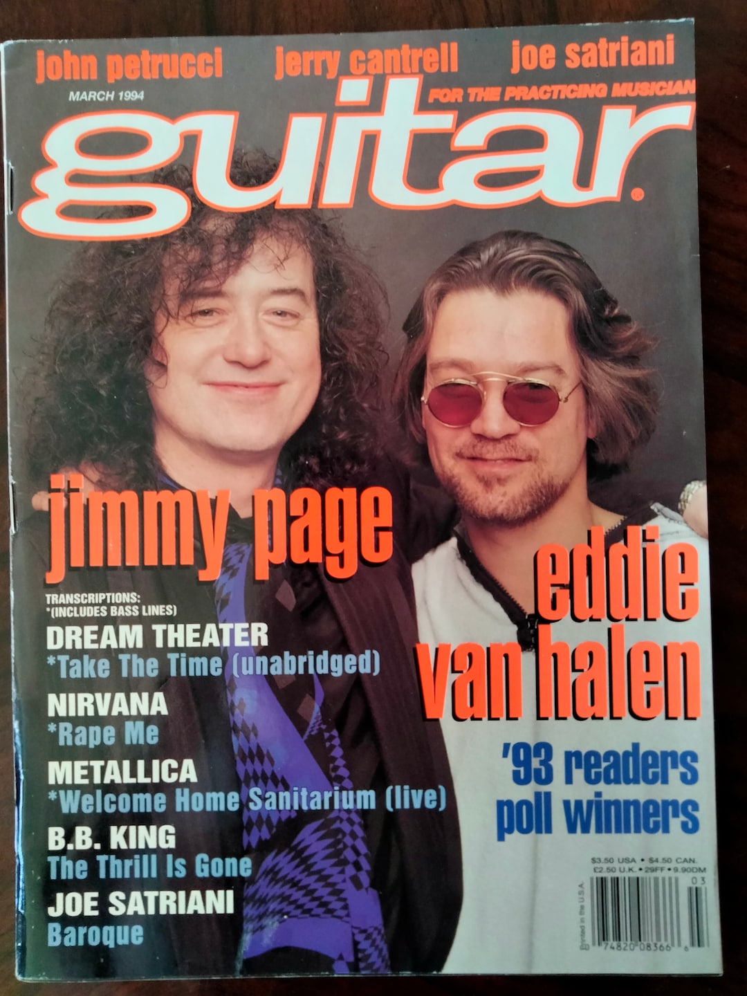 March 1994 - Guitar for the Practicing Musician - Jimmy Page, Eddie Van ...