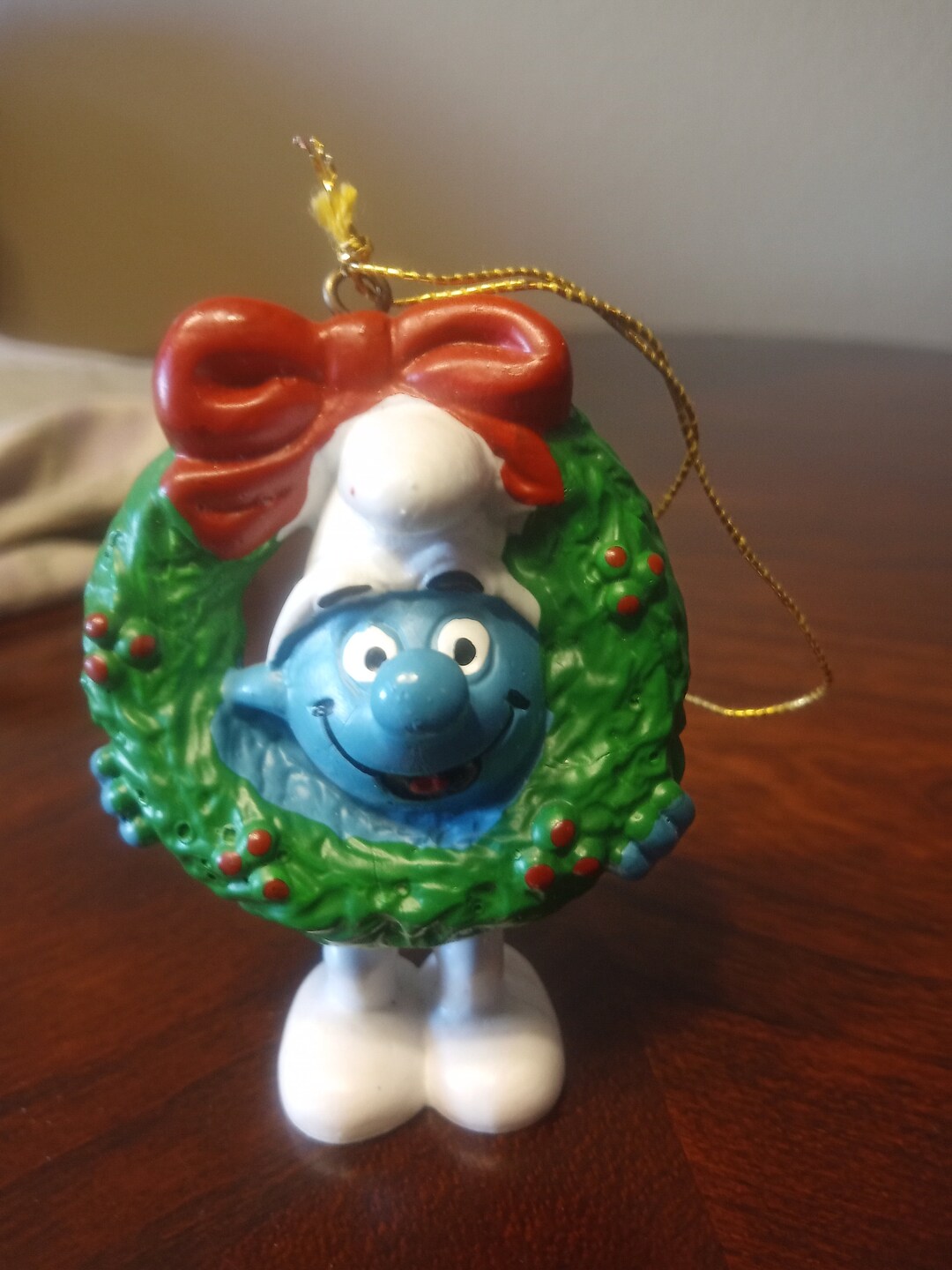 1981 Smurf Christmas Tree Ornament by Peyo - Etsy