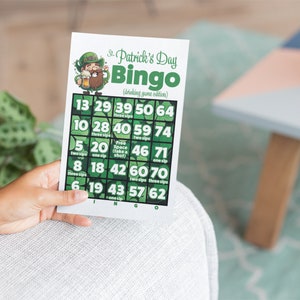 Printable St Patricks Day Game Instant Download 10 Unique Game Boards ...