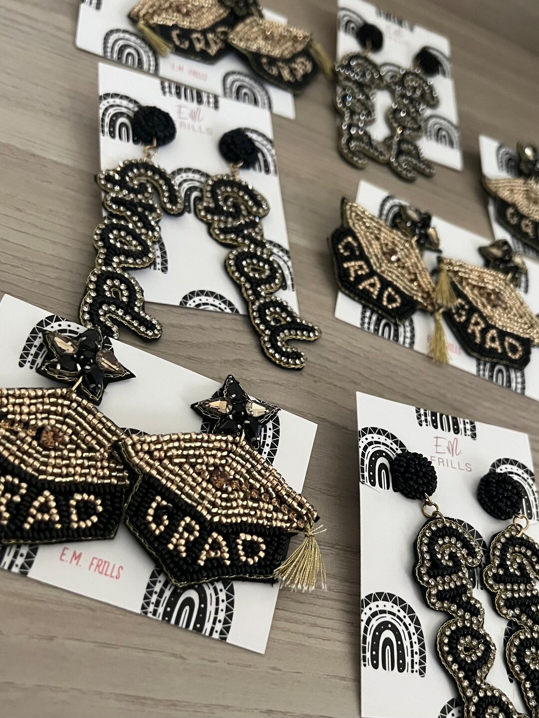 Graduation Earrings, Graduation Gift , Graduation Cap Earrings - Etsy