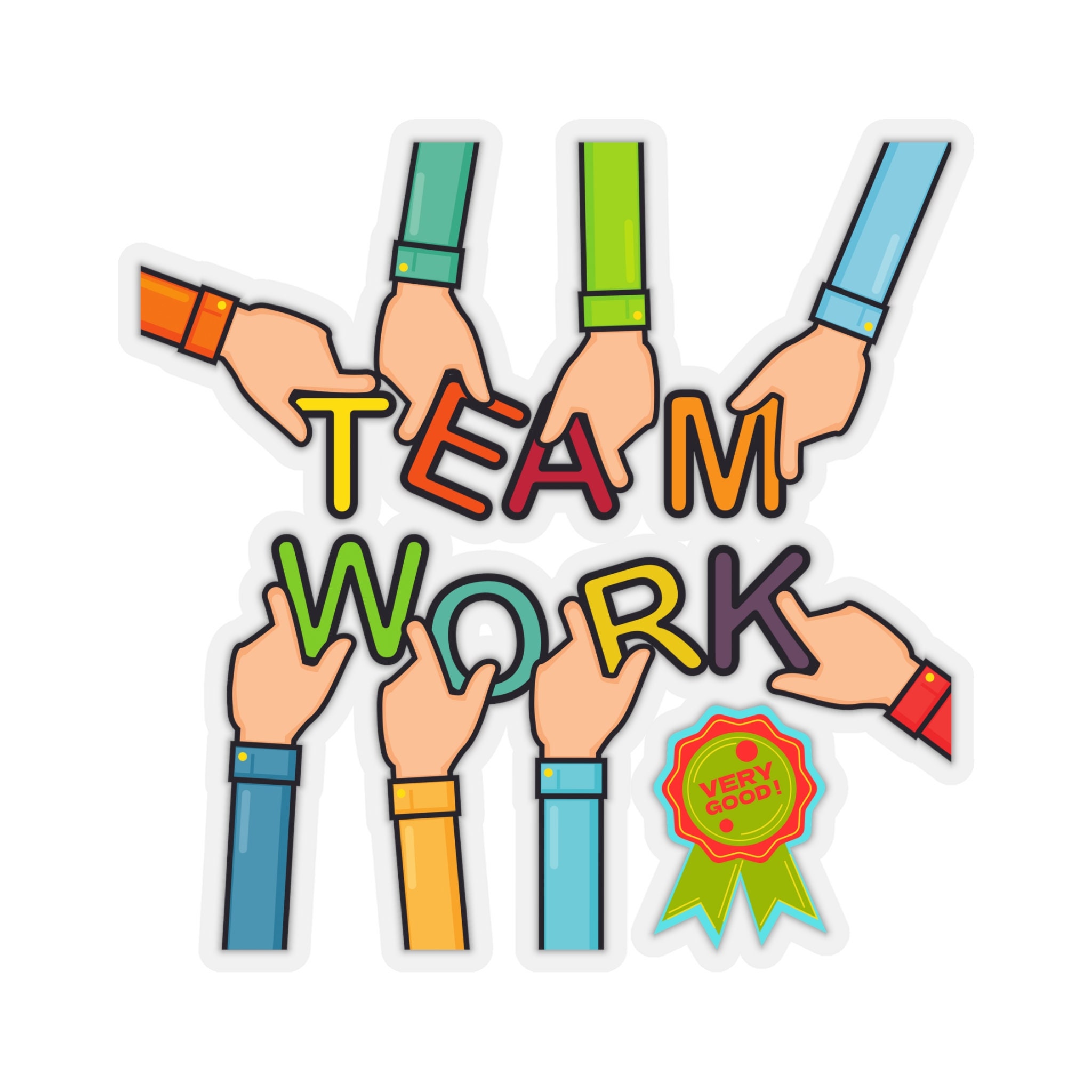 Team Work Stickers for Students - Etsy